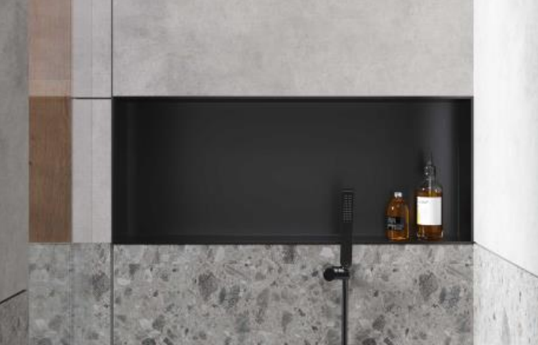 Rectangular Black Recessed Shelf – jax-ie